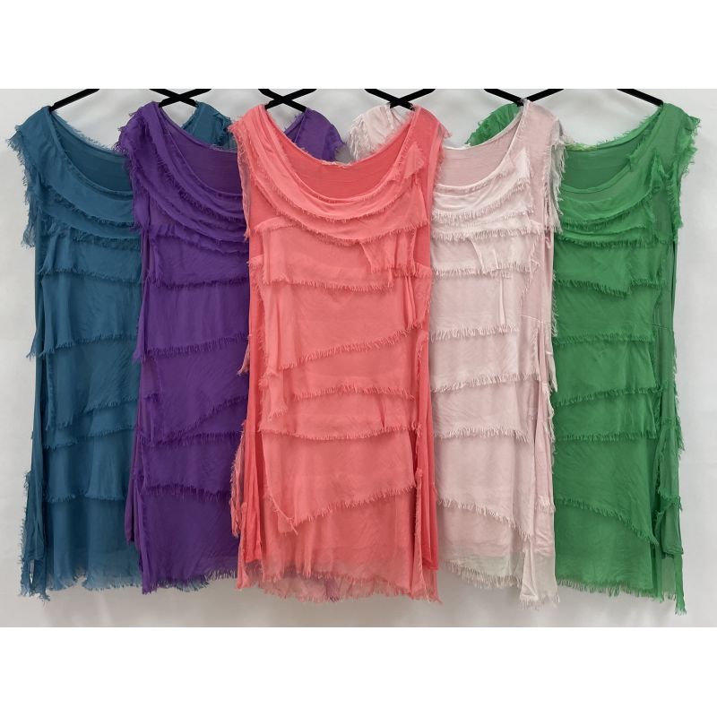 Solid Short Ruffle Dress