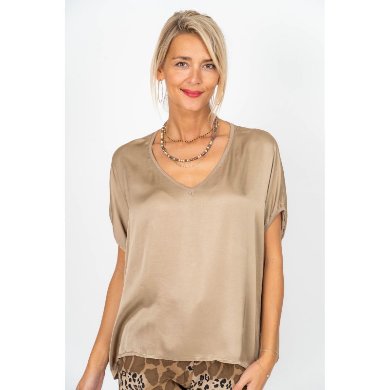 Flowy Satin Blouse